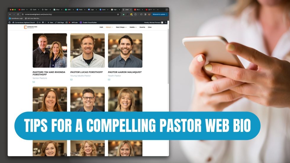 Pastor Bio: Website Tips & Examples for Churches